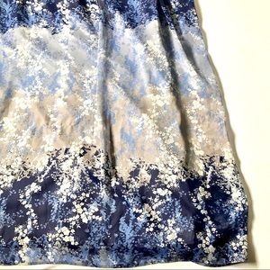 Minuet Petite | Dresses | Blue Moonscape Melodies Maxi Dress Sz S ...